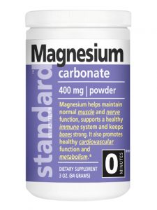 STANDARD VITAMINS MAGNESIUM CARBONATE 400 MG POWDER 3 OZ