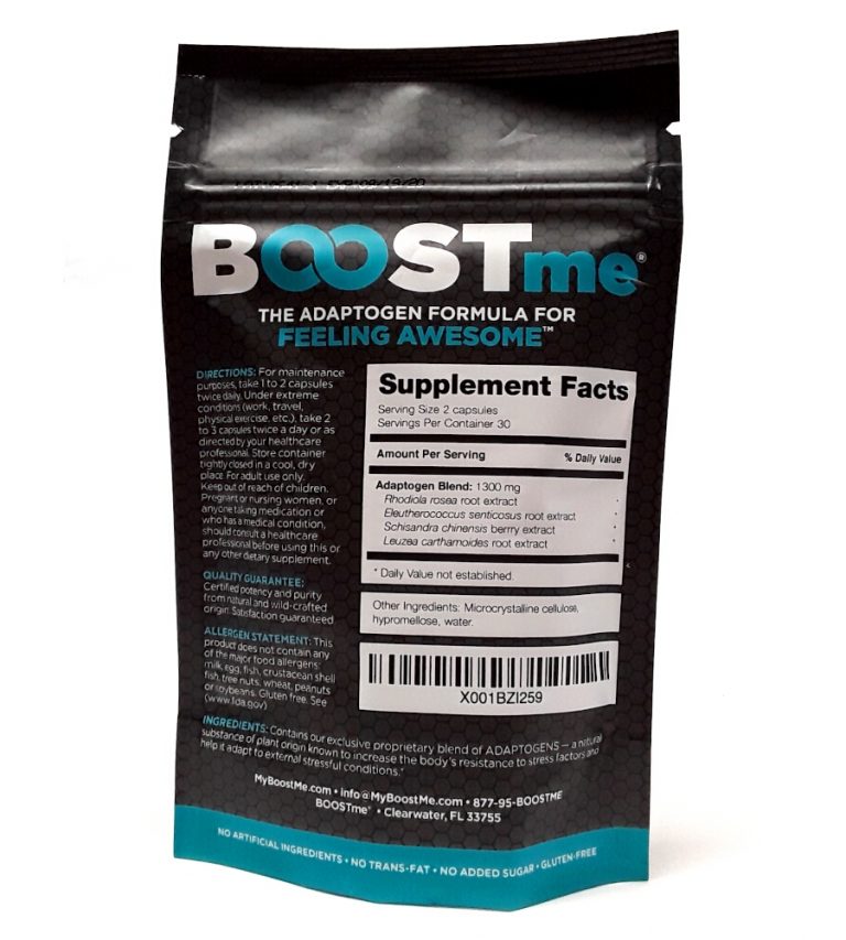 BoostMe for Him The Adaptogen Formula For Feeling Awesome 60 Caps
