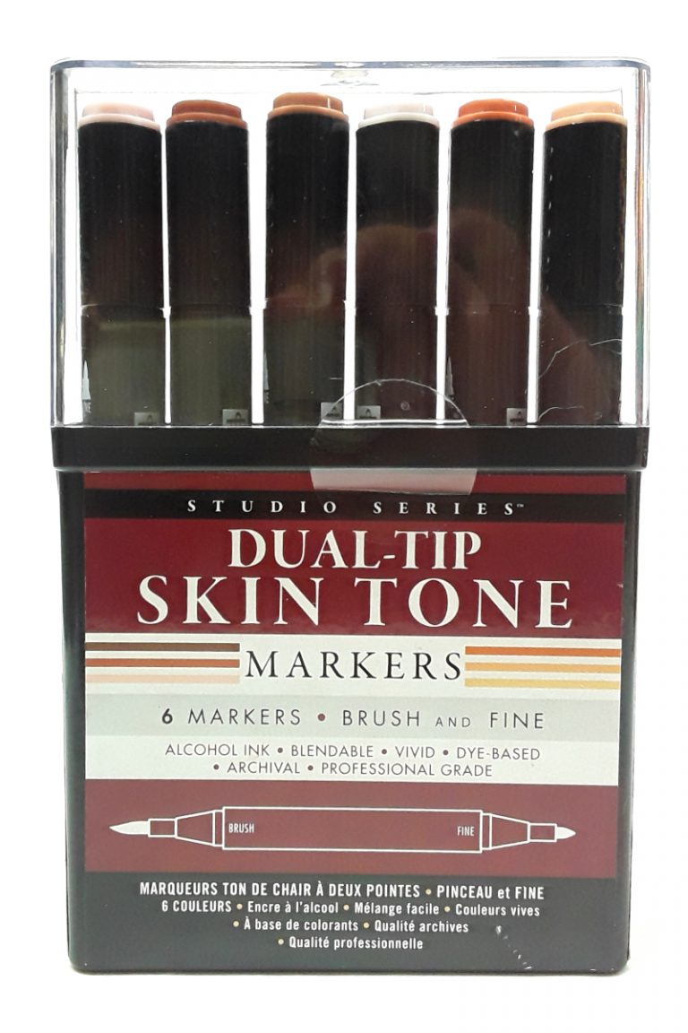 STUDIO SERIES PROFESSIONAL ALCOHOL MARKERS SKIN TONES 6 PACK
