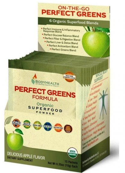 BodyHealth Perfect Greens - Box 15 Packets - One Stoppe Shoppe...