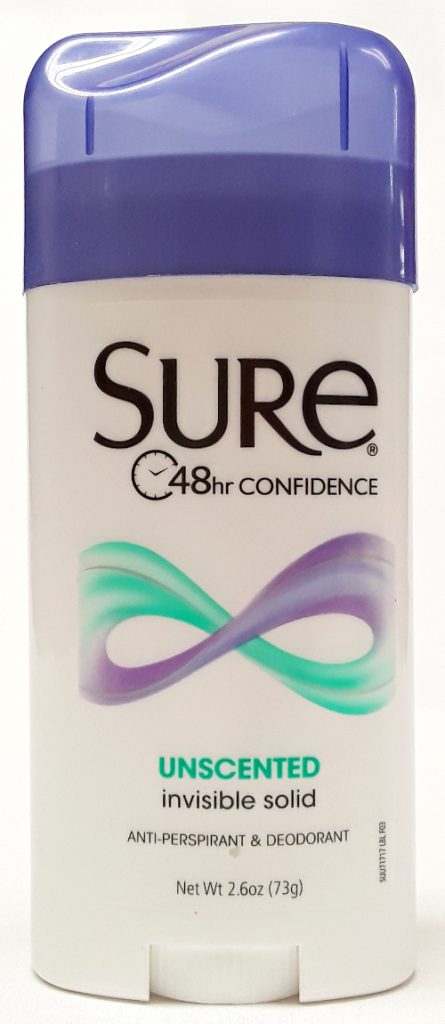 Sure Unscented Deodorant Invisible Solid