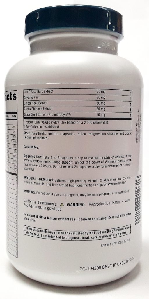 Source Naturals Wellness Formula® 120 Capsules