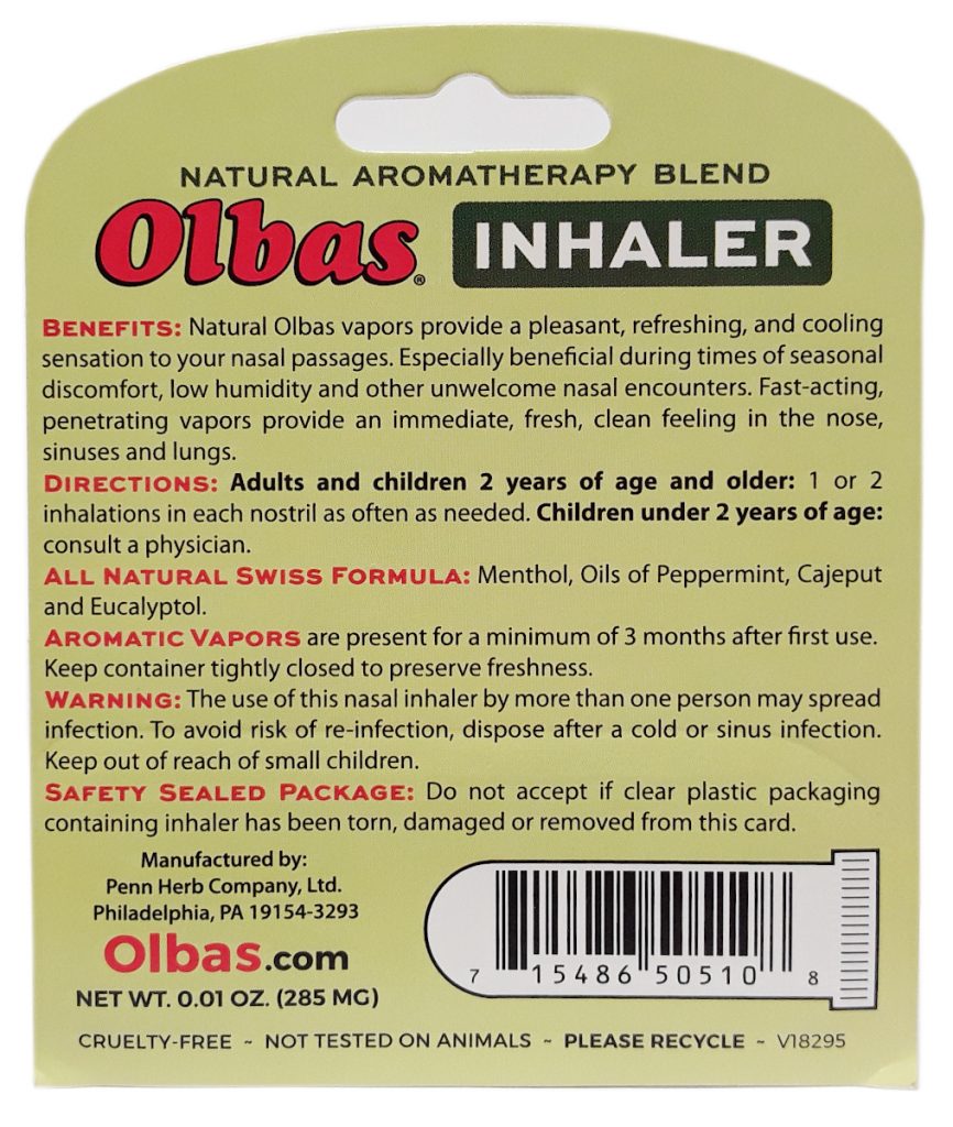 Olbas Inhaler 0.01oz