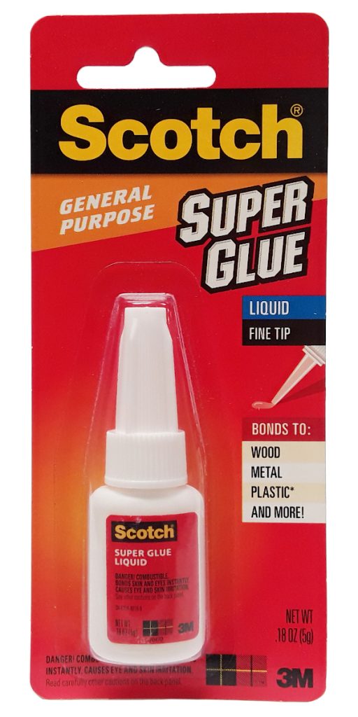 Scotch General Purpose Super Glue .18 oz